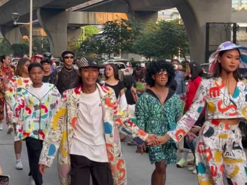 Bonge Cs Ramaikan Citayam Fashion Week di Trotoar Kuningan, Jeje Slebew Tak Diajak?