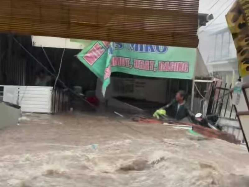 Banjir Bandang dan Tanah Longsor Hantam Kota Sukabumi, 55 Wilayah Terdampak